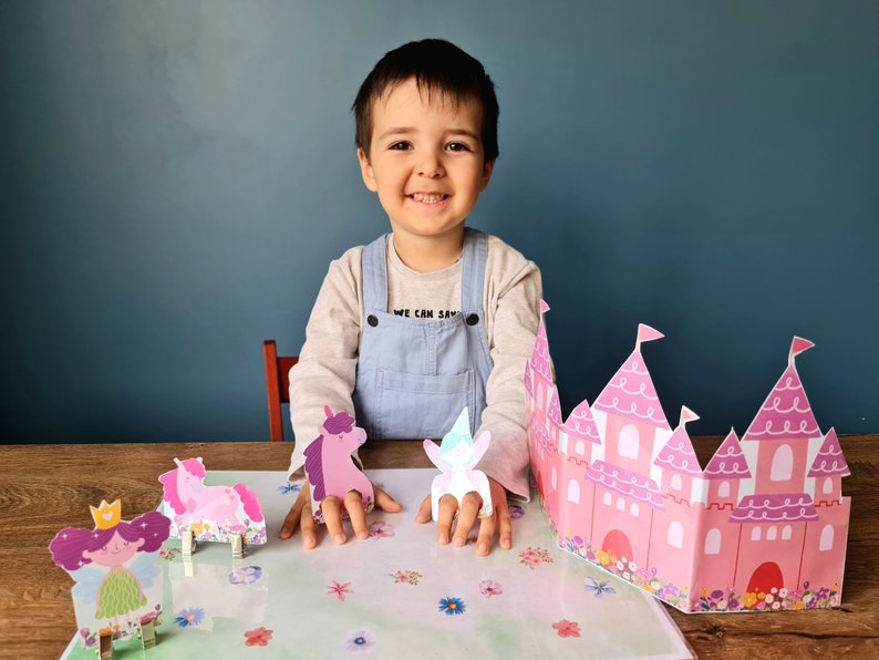 Fairy World Finger Puppet, Doll House Pretend Play, Paper Doll Dramatic Play, Girl Toy ...