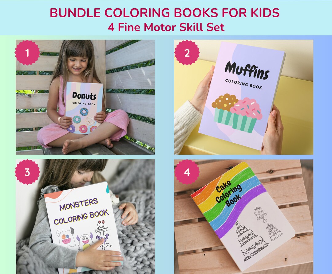 Bundle Cake Coloring Book, Prewriting Activity, Kids Coloring Pages ...
