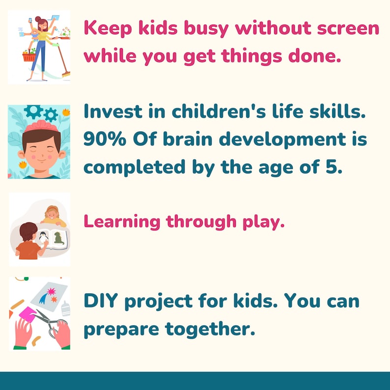 Animal Paper Puppet Theatre Stage, Craft Stick Pretend Play, Childcare ...