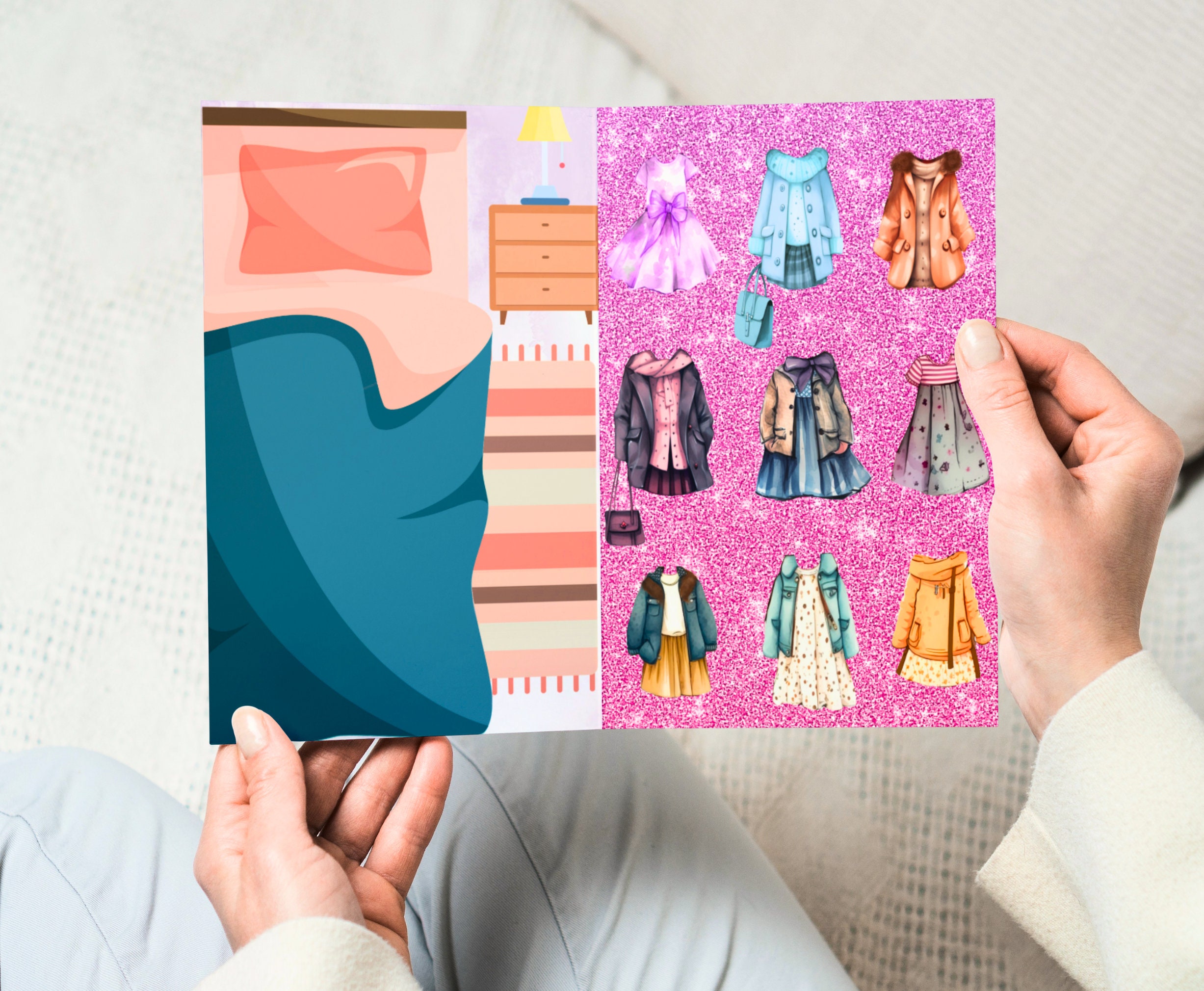 Personalized Paper Doll From Photo, Custom Kid Birthday Gift Toy, Doll ...