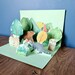 Forest Animals Pop up Quiet Book Page, Cut and Glue DIY Project, Kid ...