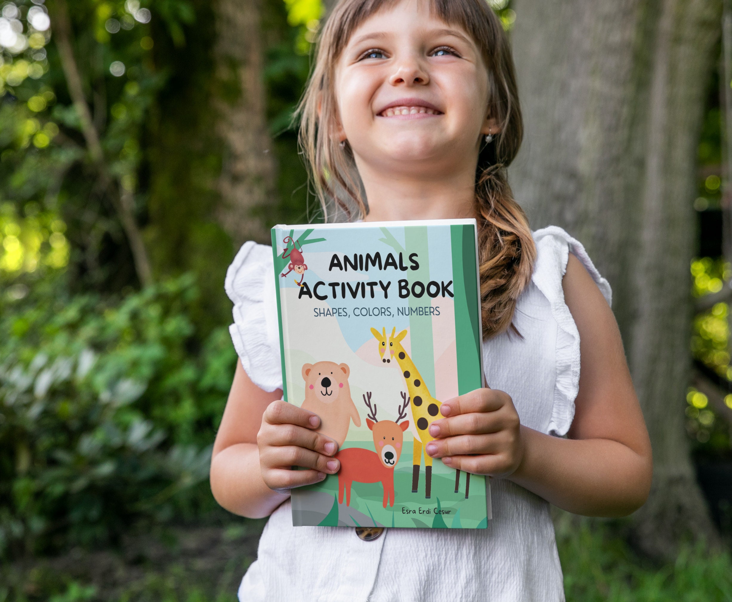 Animals Busy Book, Shapes Colors Numbers, Counting, Montessori ...