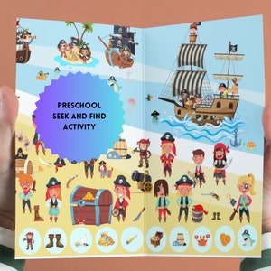 Pirate Seek and Find Activity, I Spy Game, Road Trip Activity ...