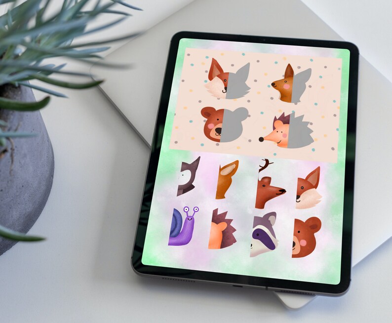 Forest Animals Busy Binder, Shapes Colors Numbers, Counting, Montessori ...