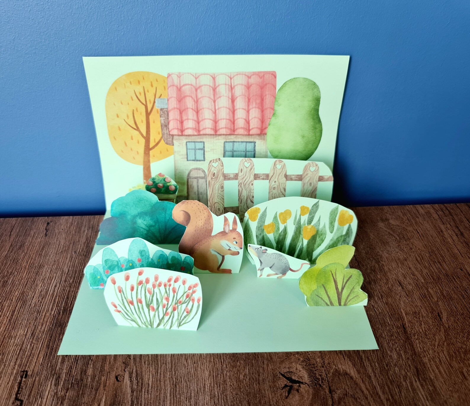 Bundle Animals Pop up Quiet Book Page, Cut and Glue DIY Project, Kid ...