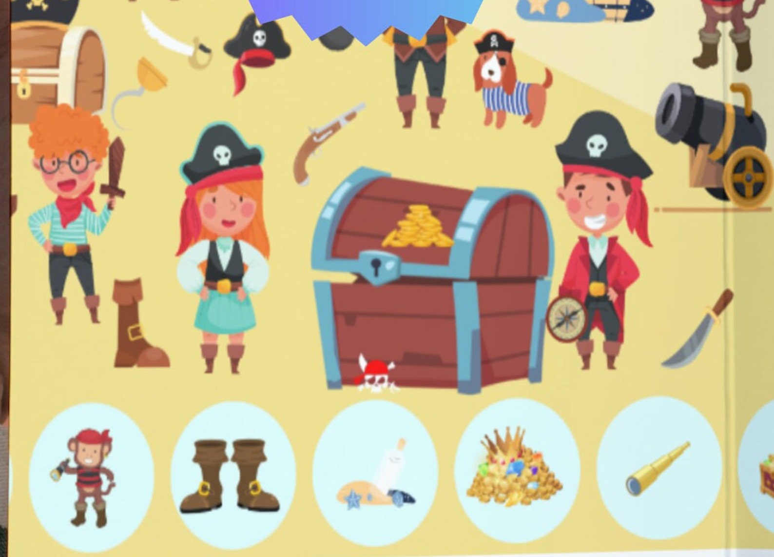 Pirate Seek and Find Activity, I Spy Game, Road Trip Activity ...