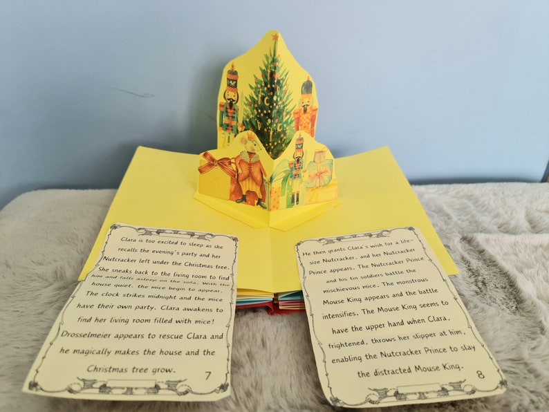 DIY Nutcracker Paper Dolls 3D Pop up Story Book, Kid Paper Craft ...