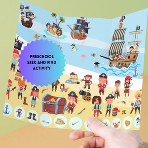 Pirate Seek and Find Activity, I Spy Game, Road Trip Activity ...
