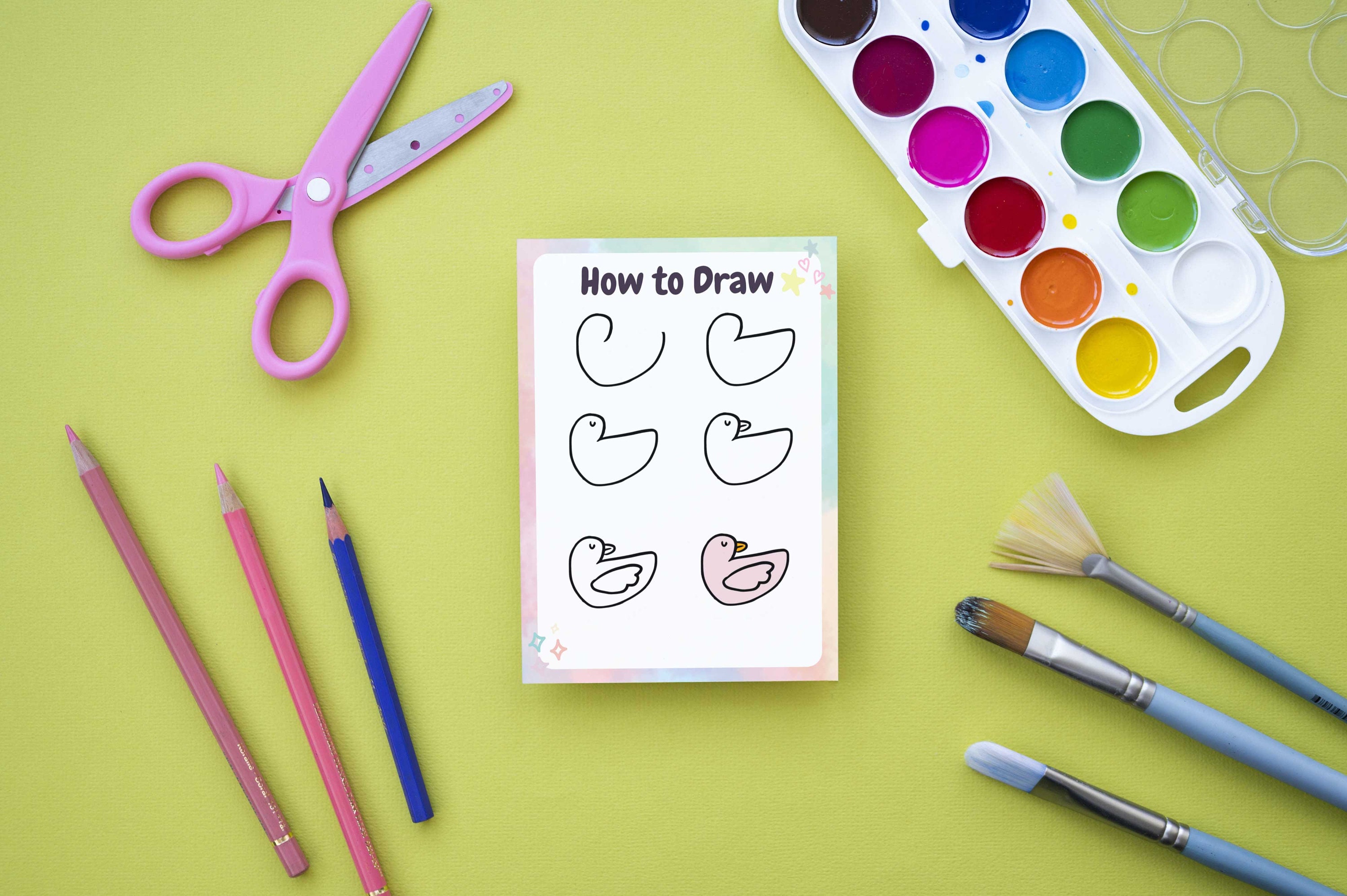 Drawing Animals Book, Prewriting Activity, How to Draw, Coloring ...