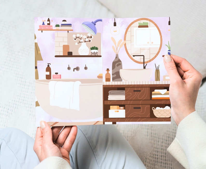 Printable Paper Blythe Doll & Dollhouse Busy Quiet Book, Kid Craft DIY ...