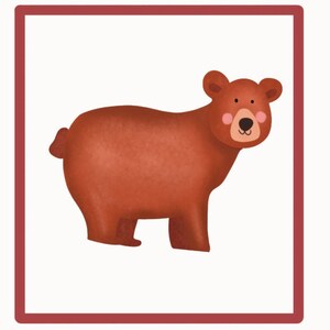 Forest Animals Kids Memory Card Game, Matching Kids Activity, Preschool ...