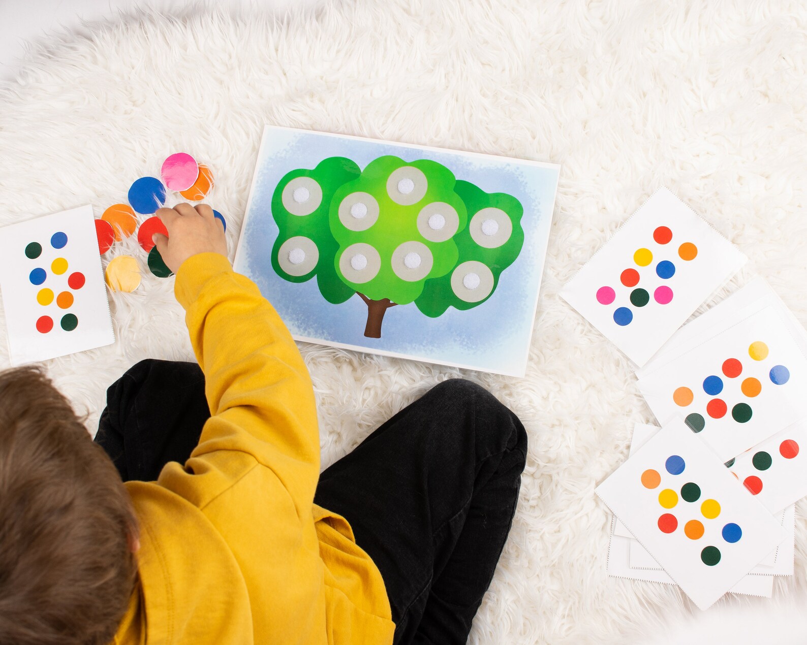 Preschool Kids Learning, Color Matching Activity Printable, Kid Coding ...