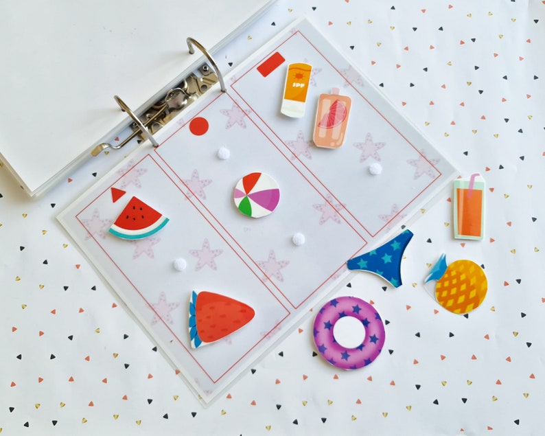 Preschool Busy Book Printable Toddler Learning Binder - Etsy