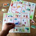 Bundle Cut and Glue DIY Book, Preschool Sticker Book, Montessori Toy ...