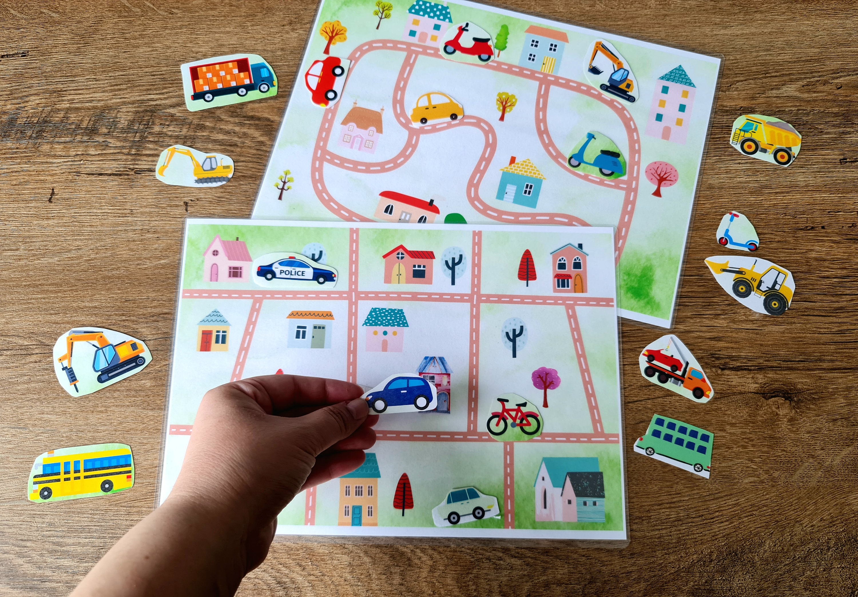 Bundle Cut and Glue DIY Book, Preschool Sticker Book, Montessori Toy ...