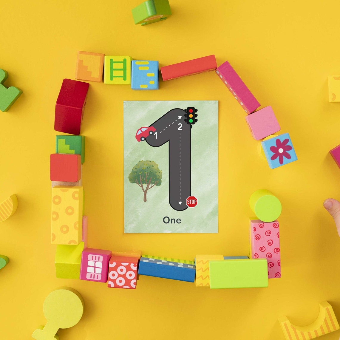 Preschool Counting Activity Learning Numbers Montessori - Etsy