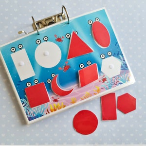 Sea Animals Quiet Book PDF, Preschool Busy Binder, Educational ...