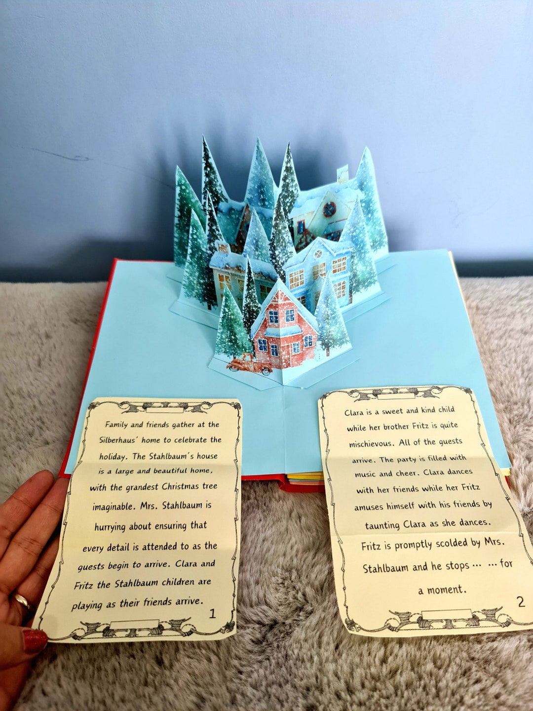 DIY Nutcracker Paper Dolls 3D Pop up Story Book, Kid Paper Craft ...