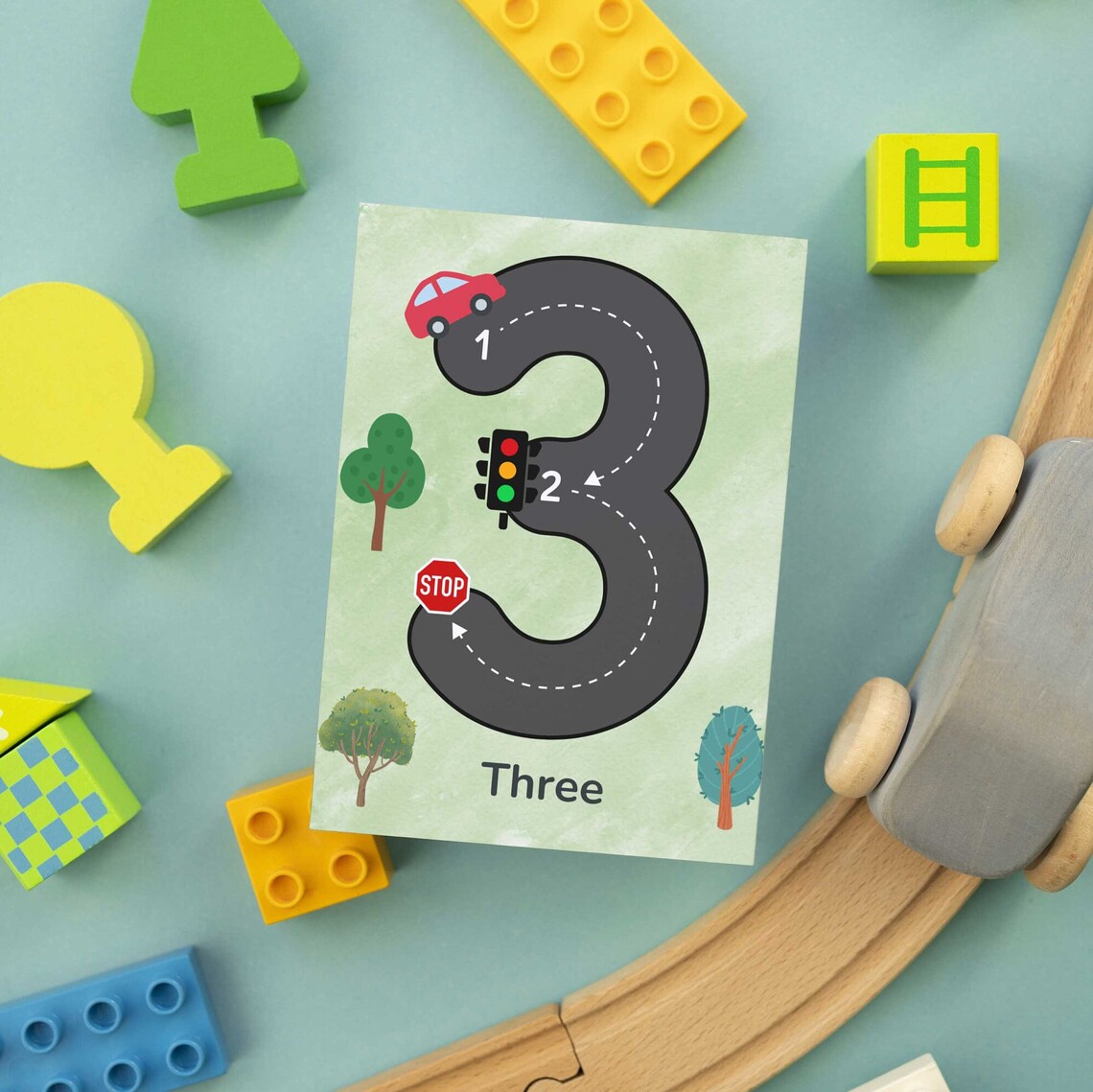 Preschool Counting Activity Learning Numbers Montessori - Etsy