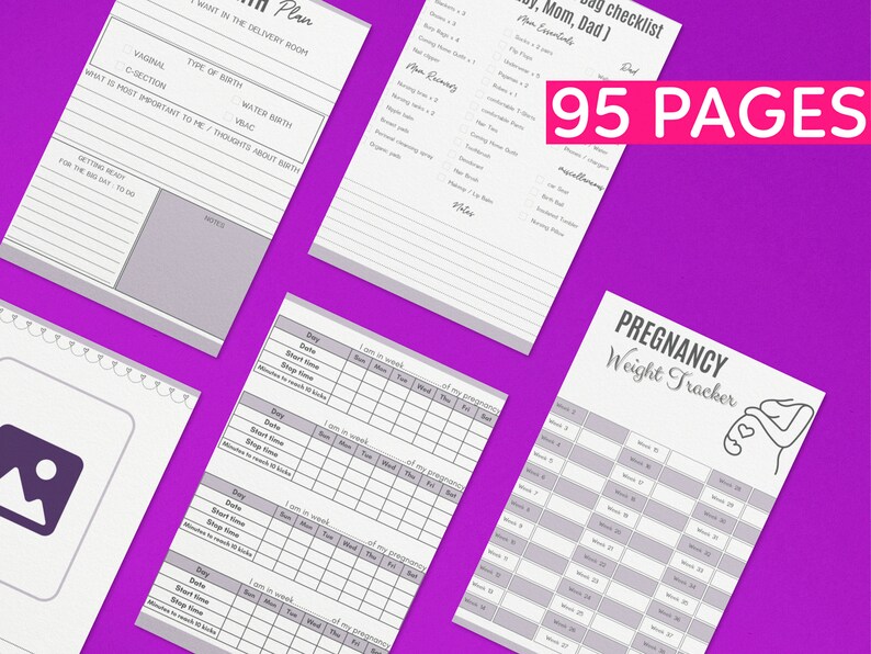 Pregnancy Planner Printable, Printable Pregnancy Journal, Pregnancy ...