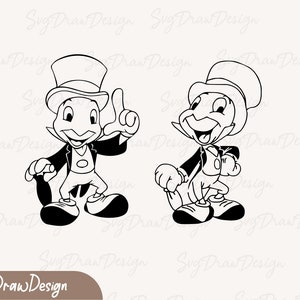 Jiminy Cricket SVG, Png Cut Shirt Files for Cricut Silhouette - Etsy