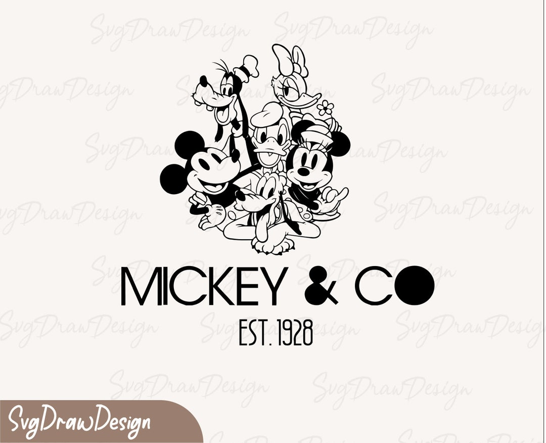 Mickey Co Svg Friends Png Shirt Cut Files for Cricut - Etsy