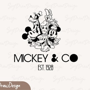 Mickey Co Svg Friends Png Shirt Cut Files for Cricut - Etsy