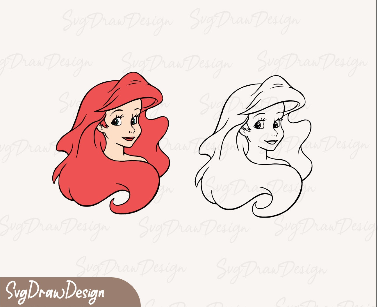 Ariel Face Drawing