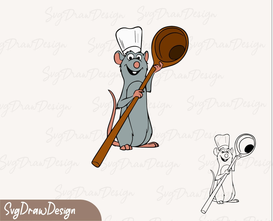 Remy Svg Mouse Png Shirt Files for Cricut and Silhouette - Etsy