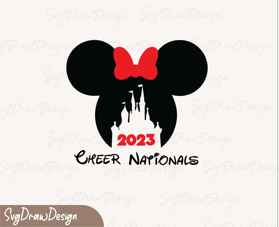 Cheer Nationals 2023 Svg, Png Minnie Shirt Files for Cricut and ...