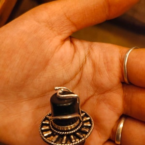 Lord Shiva Lingam Ring, Shiva Linga Rings, Shivling Amulet, Meditation ...