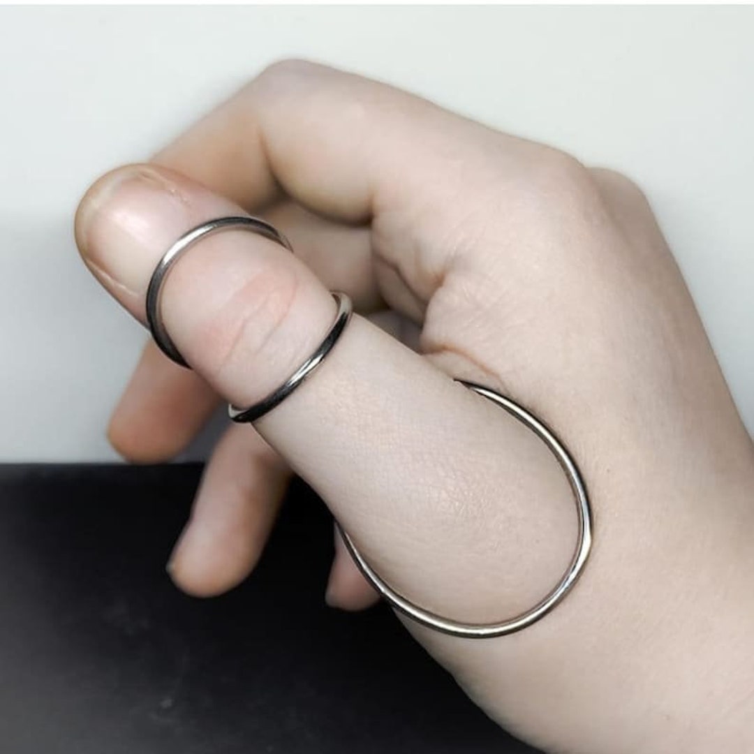 Thumb Splint 925 Silver Ring, MCP Hyperextension Splint, Arthritis ...