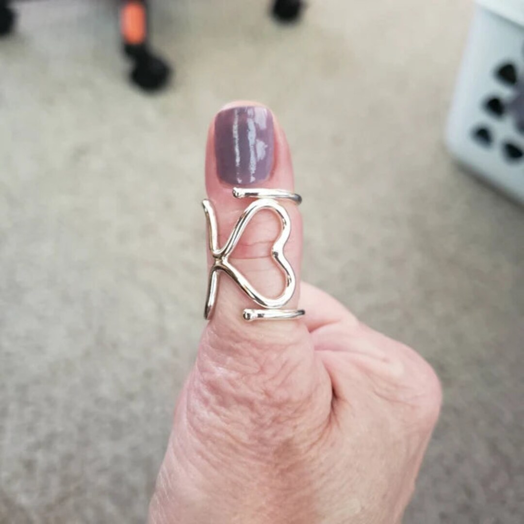 Heart Trigger Finger Splint Ring: Boutonniere Thumb Support - Etsy
