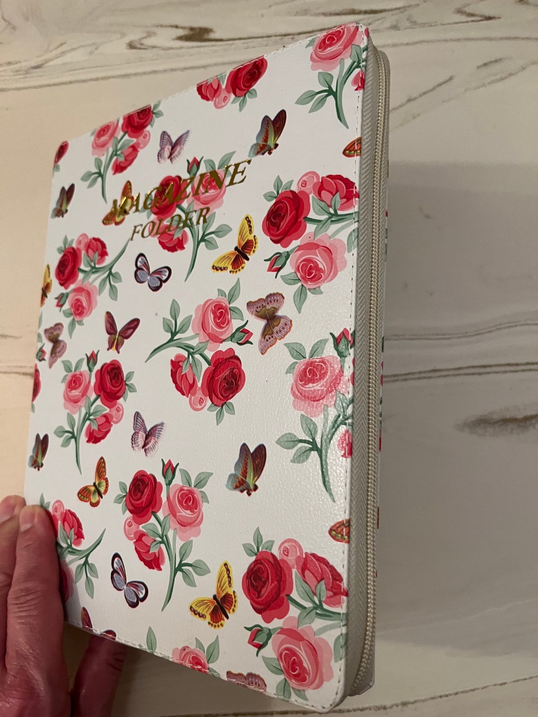 Sophia Magazine Folder, White With Butterflies, Jehovah’s Witnesses JW ...