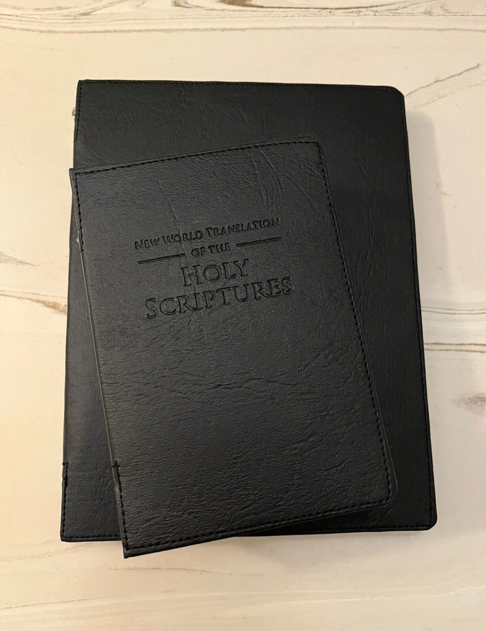Magazine Folder Set With Bible Cover, Black, Jehovah’s Witnesses Gifts ...