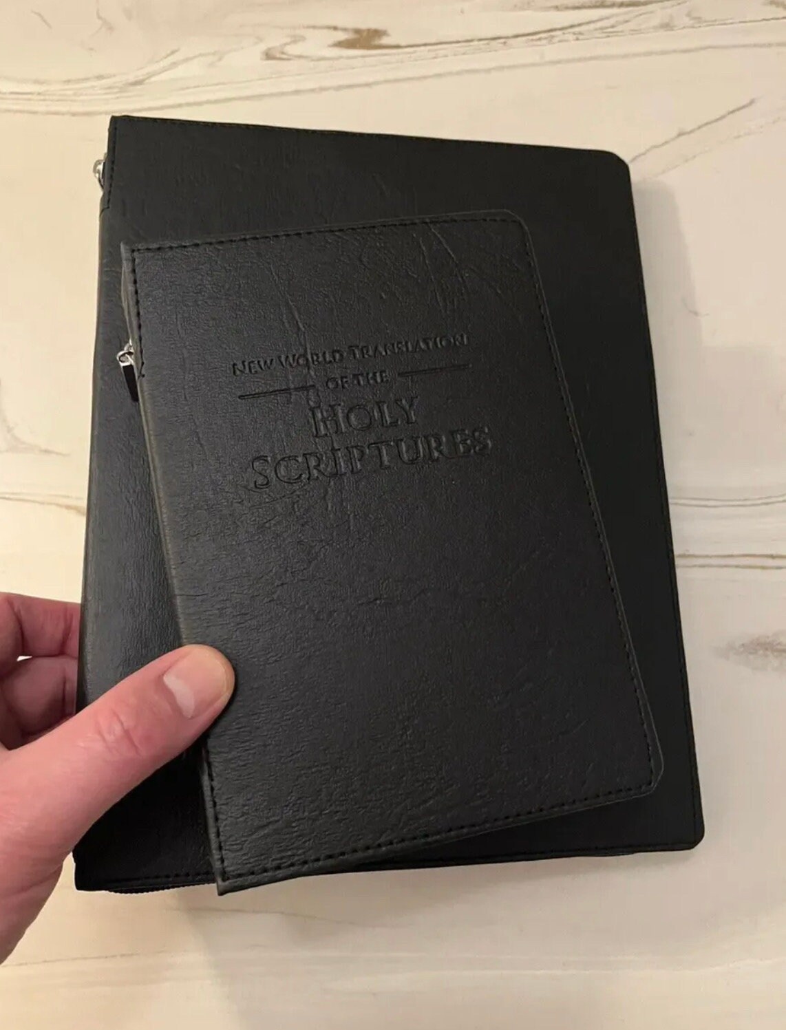 Magazine Folder Set With Bible Cover, Black, Jehovah’s Witnesses Gifts ...