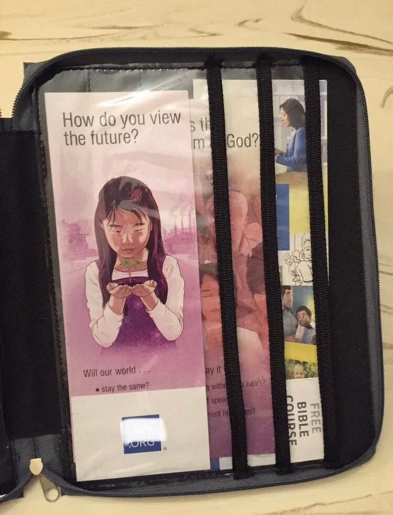 MAGAZINE & TRACT FOLDER, Purple, Jehovah’s Witness Gifts and Supplies ...