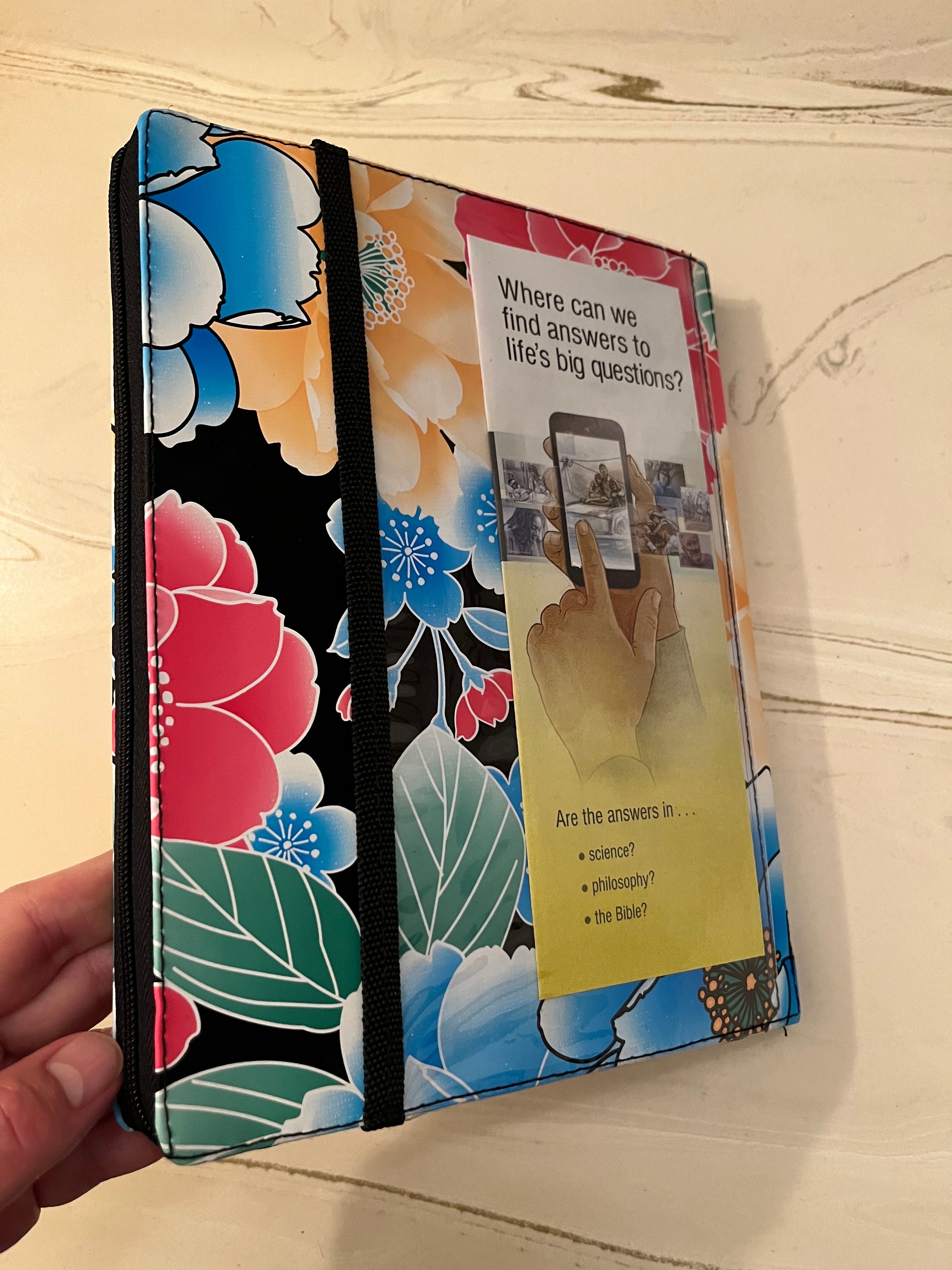 Deluxe Magazine & Tract Folder, Big Flowers, Pioneer Gift, Jehovahs ...
