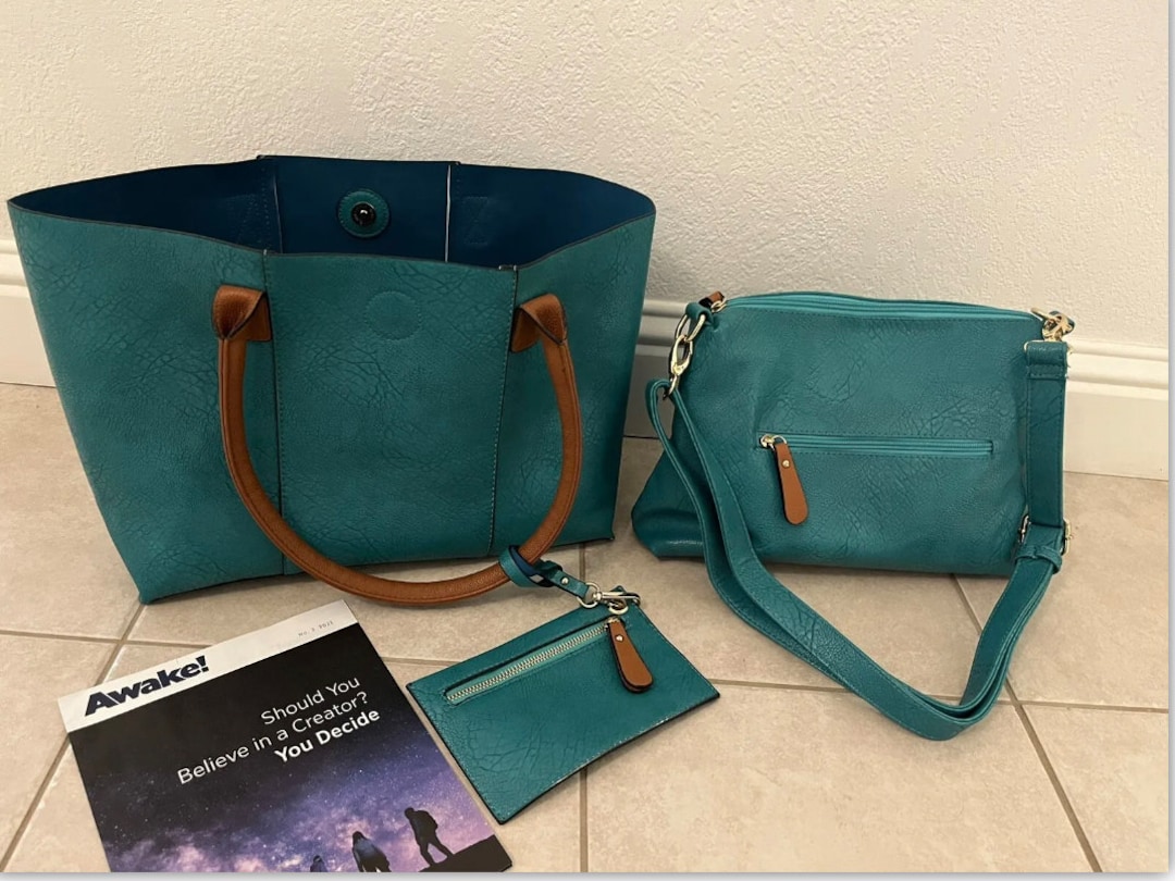 Large Service Bag, Leather, Jehovahs Witnesses JW.ORG - Etsy