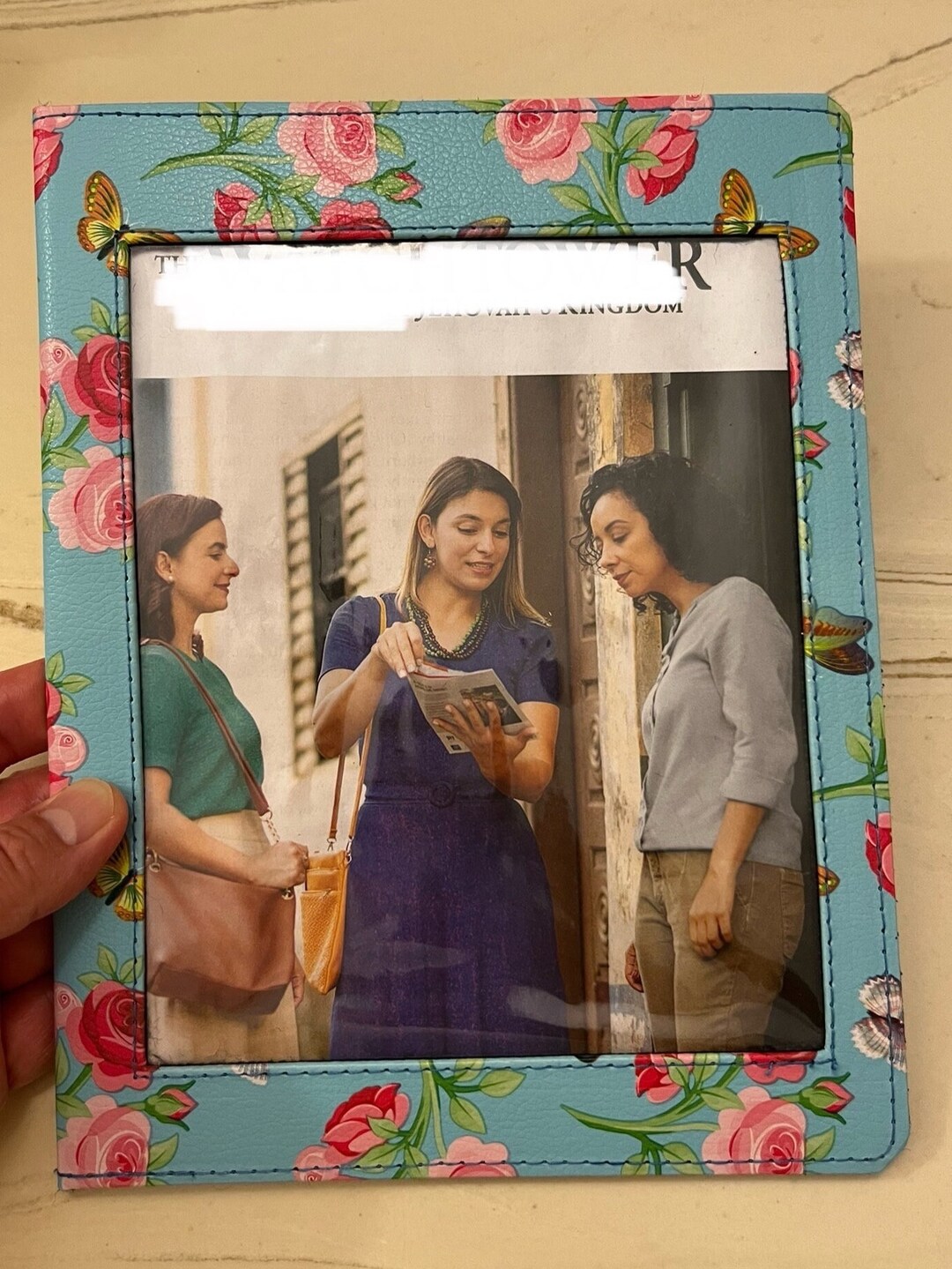 MAGAZINE COVER, Blue, for Study Copy of Watchtower, Jehovah’s Witness ...