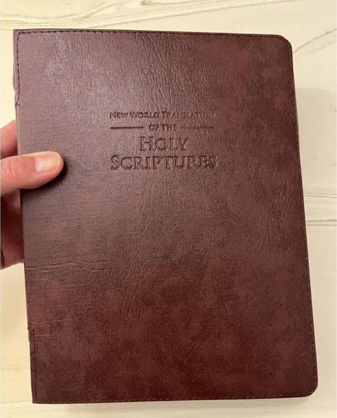 LARGE New World Translation BIBLE COVER, Chocolate Brown, Jehovah’s ...