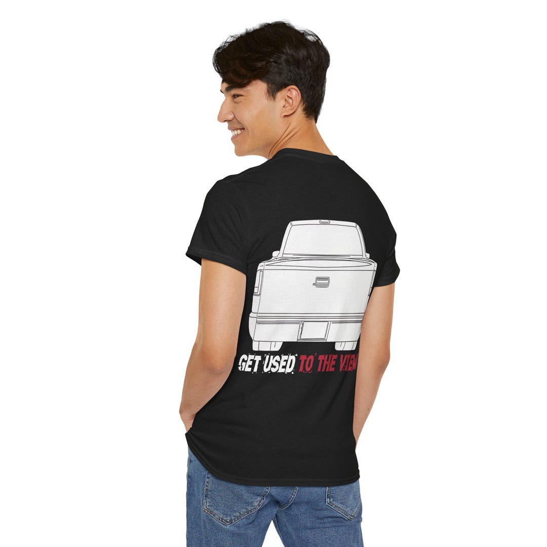 New Ls S10 S Lsx Get Used to the View Back Mens Black Cotton Short ...