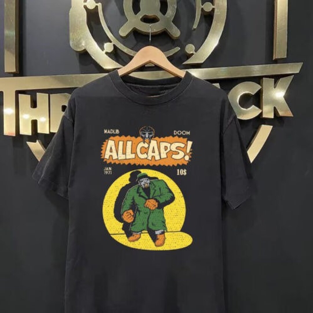 New Vintage MF Doom Shirt Mf Doom Tee Unisex Tee Black T-shirt Size S ...