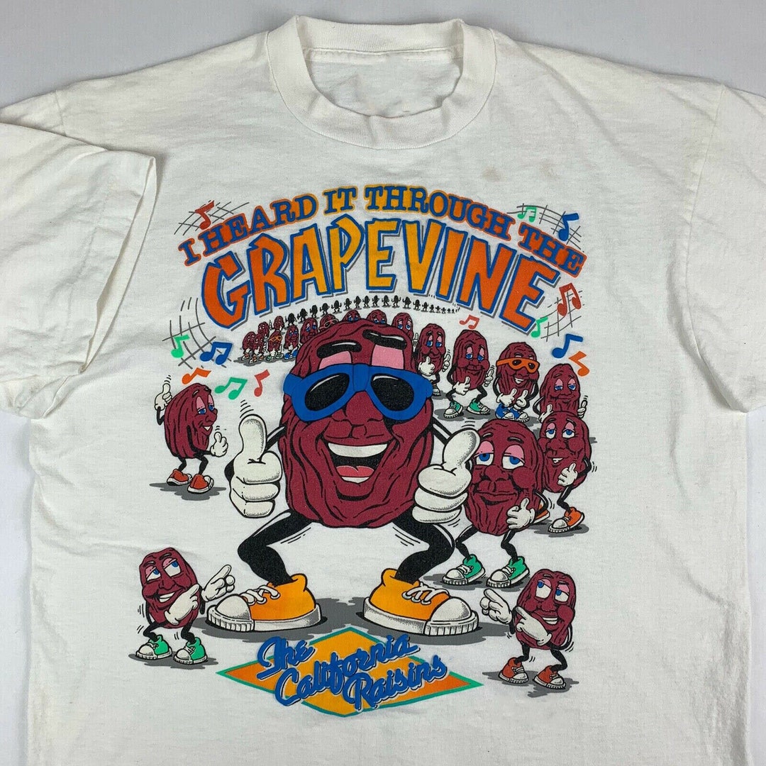 New Vi the California Raisins Men Short Sleeve Black T-shirt Size S-4X ...