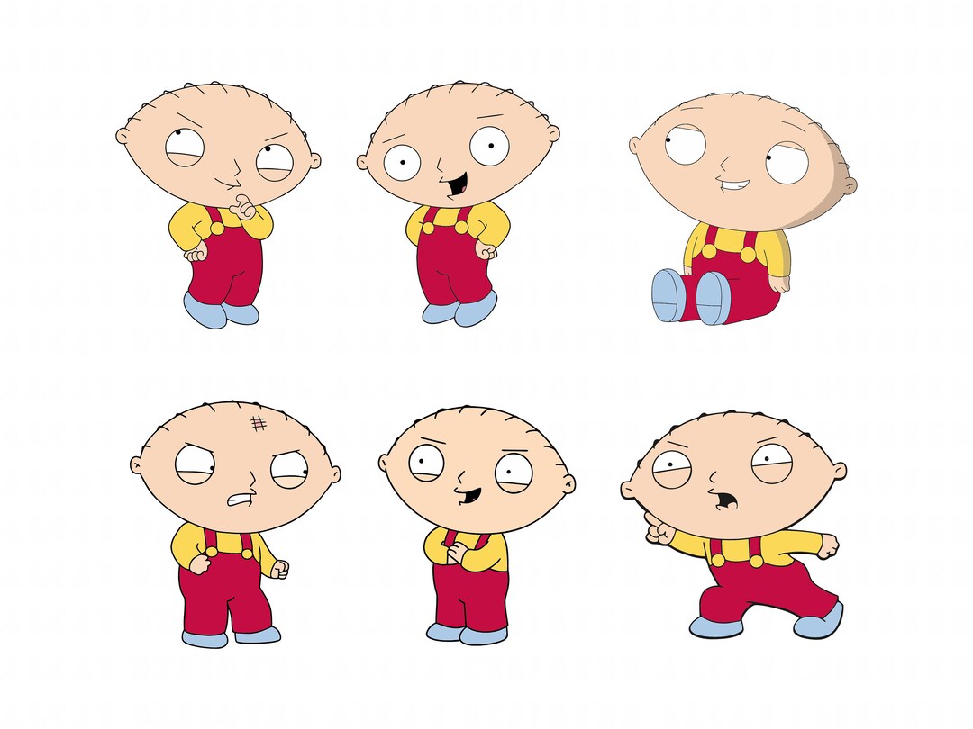 Stewie Griffin, Family Guy, Svg, Pdf, Png, Dxf, Eps - Etsy