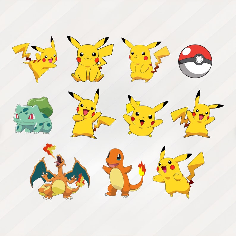 Pinchar SVG, Pika SVG, Png, Dxf, Eps - Etsy México