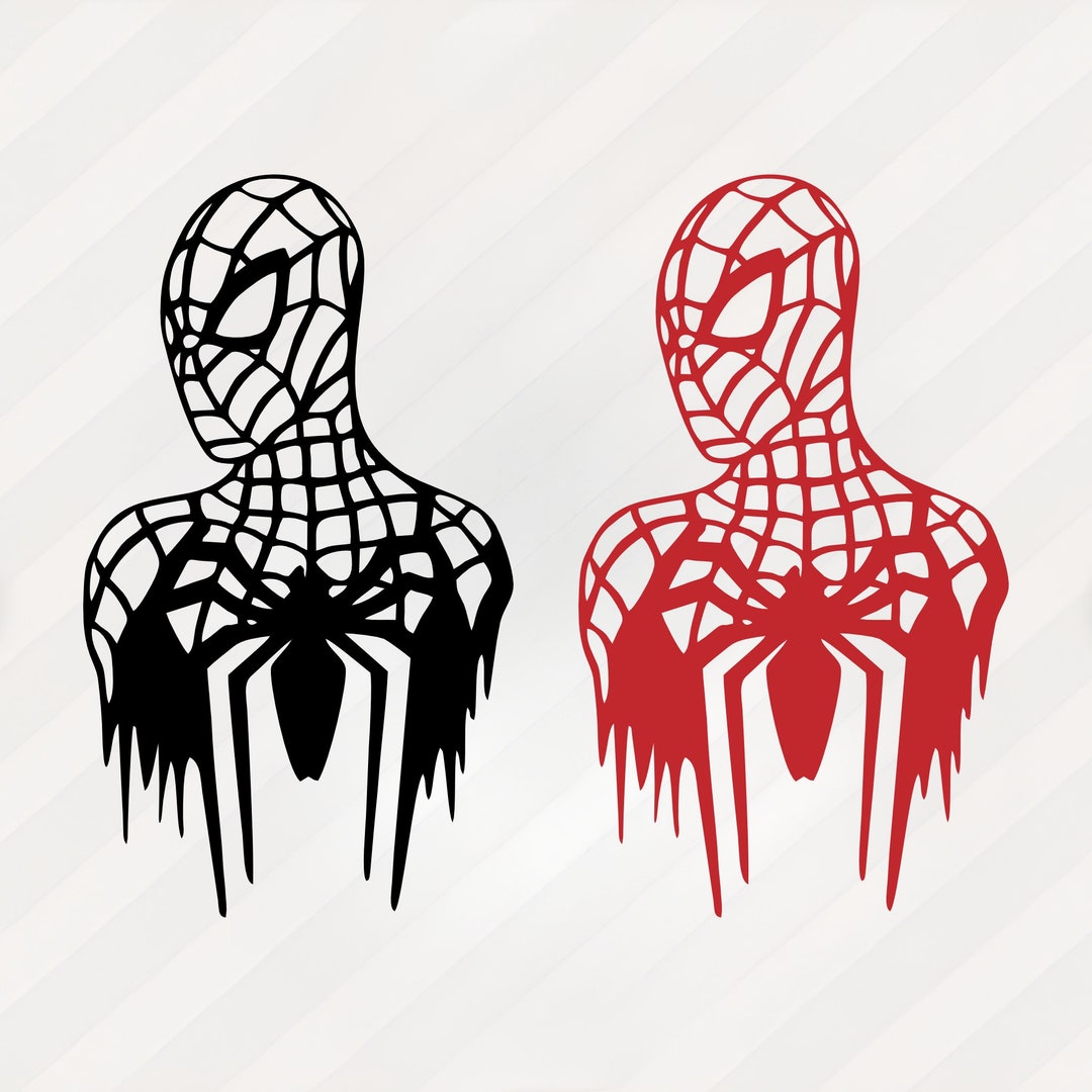 Spiderman Svg, Spiderman Decoration ,spiderman Silhouette, Cutting ...