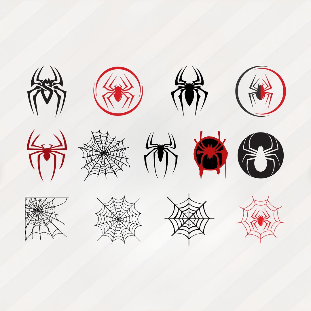 Spiderman Logo Bundle, Spiderman Web Png , Marvel Png - Etsy