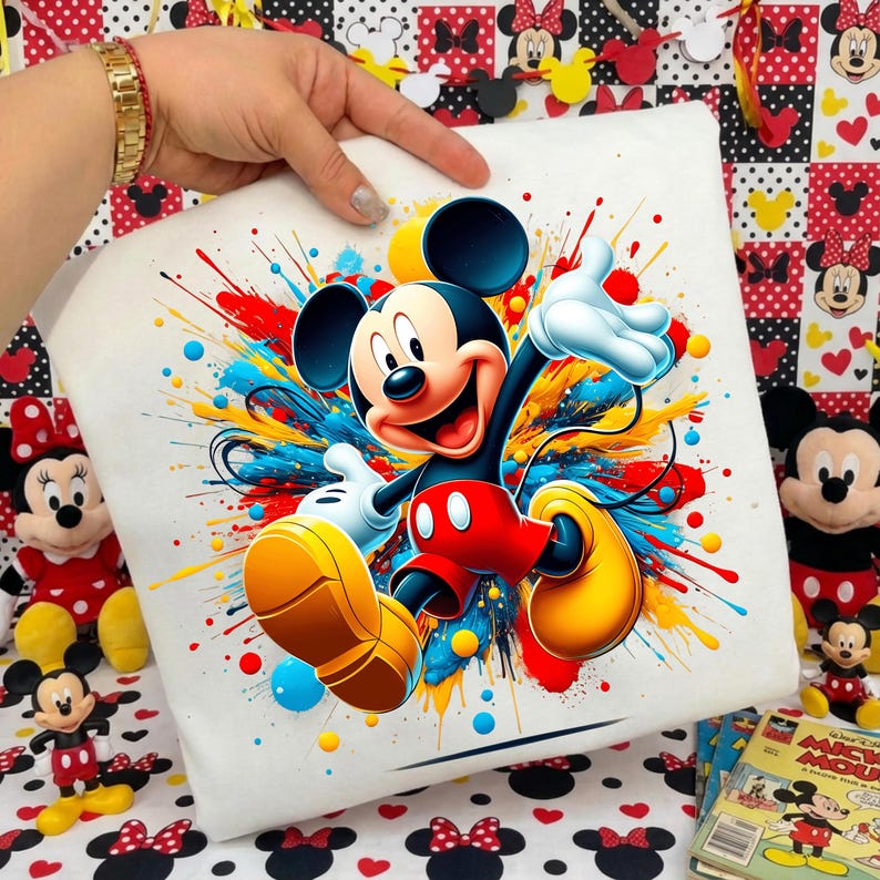 Ickey Mouse Splash Digital Design PNG File for Sublimation,high ...
