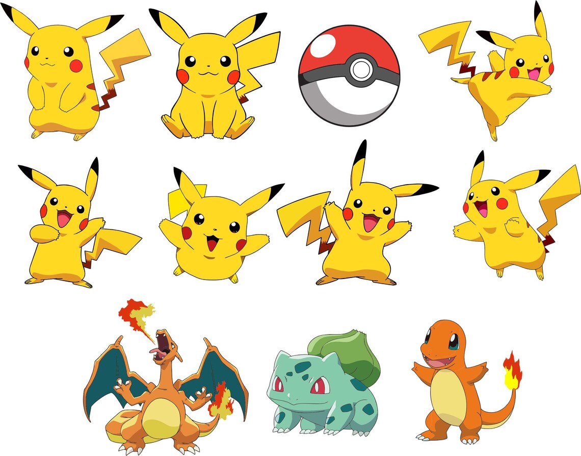 Poke Svg Pika Svg Png Dxf Eps - Etsy